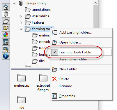 How do SOLIDWORKS Forming Tools work?